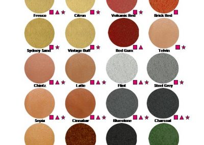 Concrete Colours & Paint Charts | Sydney Decorative Concretors